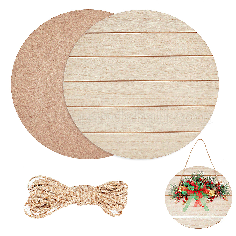 Wholesale OLYCRAFT 13.7 inch Wood Circles for Crafts Unfinished Wood ...
