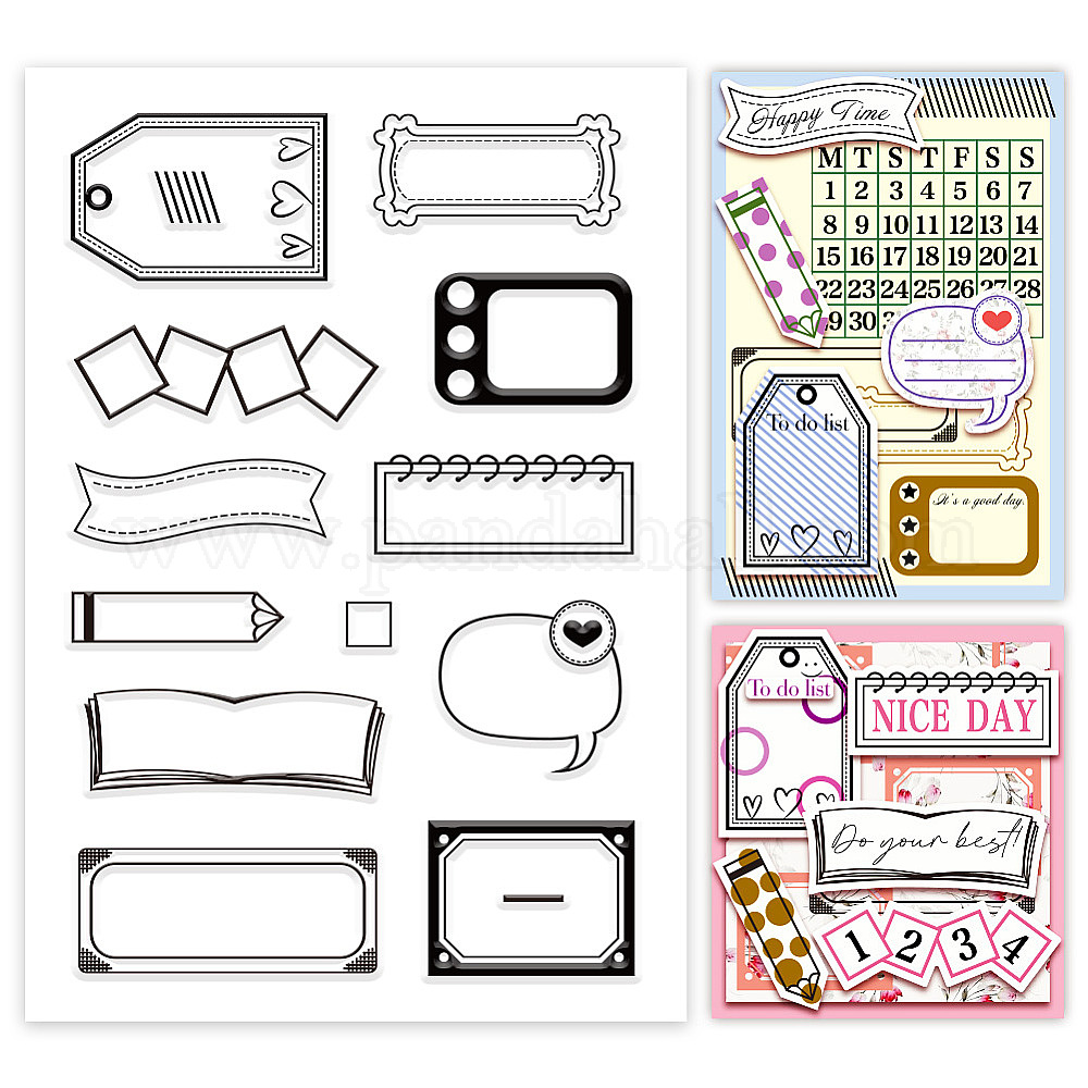 Wholesale Custom PVC Plastic Clear Stamps - Pandahall.com