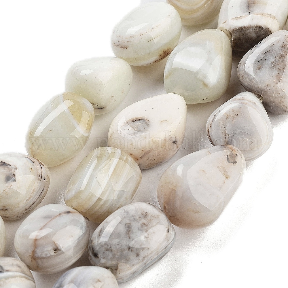 Wholesale Natural Striped Agate/Banded Agate Beads Strands - Pandahall.com