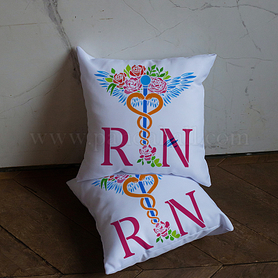 Wholesale FINGERINSPIRE RN Nurse Painting Stencil 11.8x11.8 inch ...