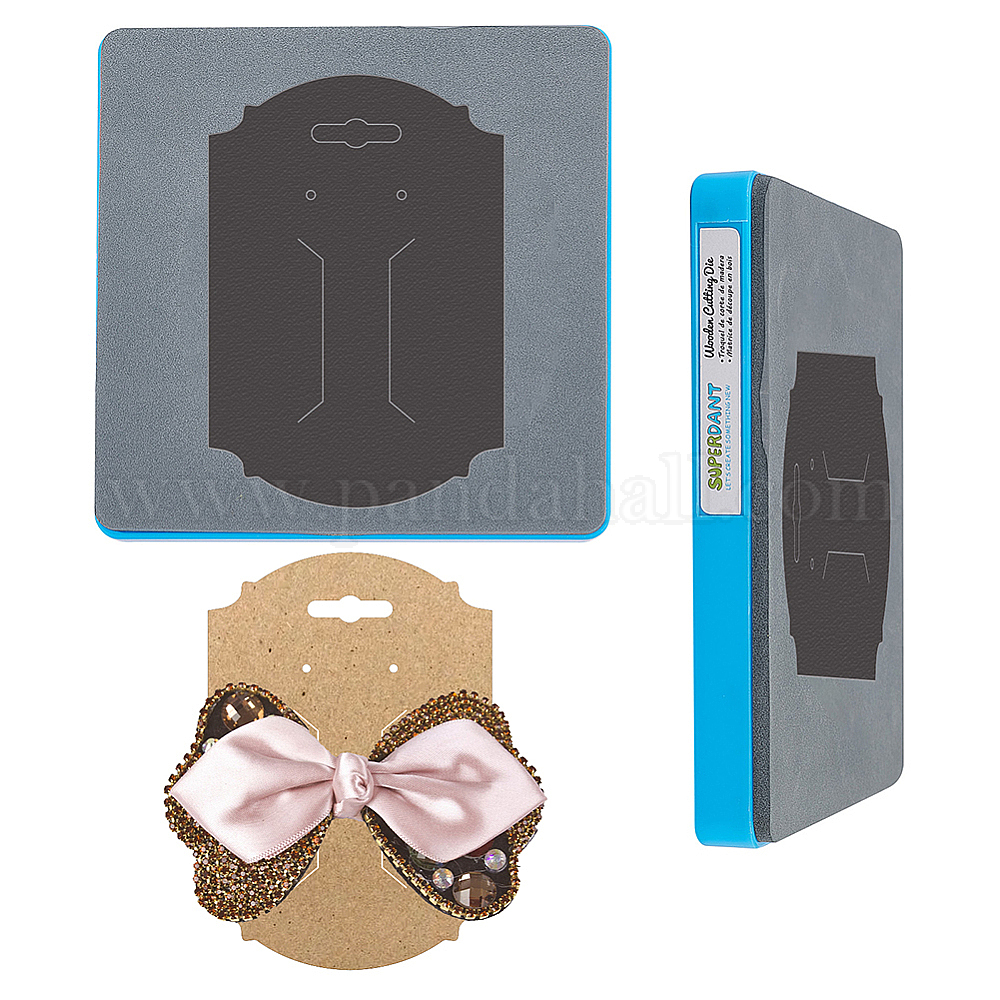 Wholesale SUPERDANT Bow Card Cutting Dies Hair Bow Tie Card Hair Clip ...