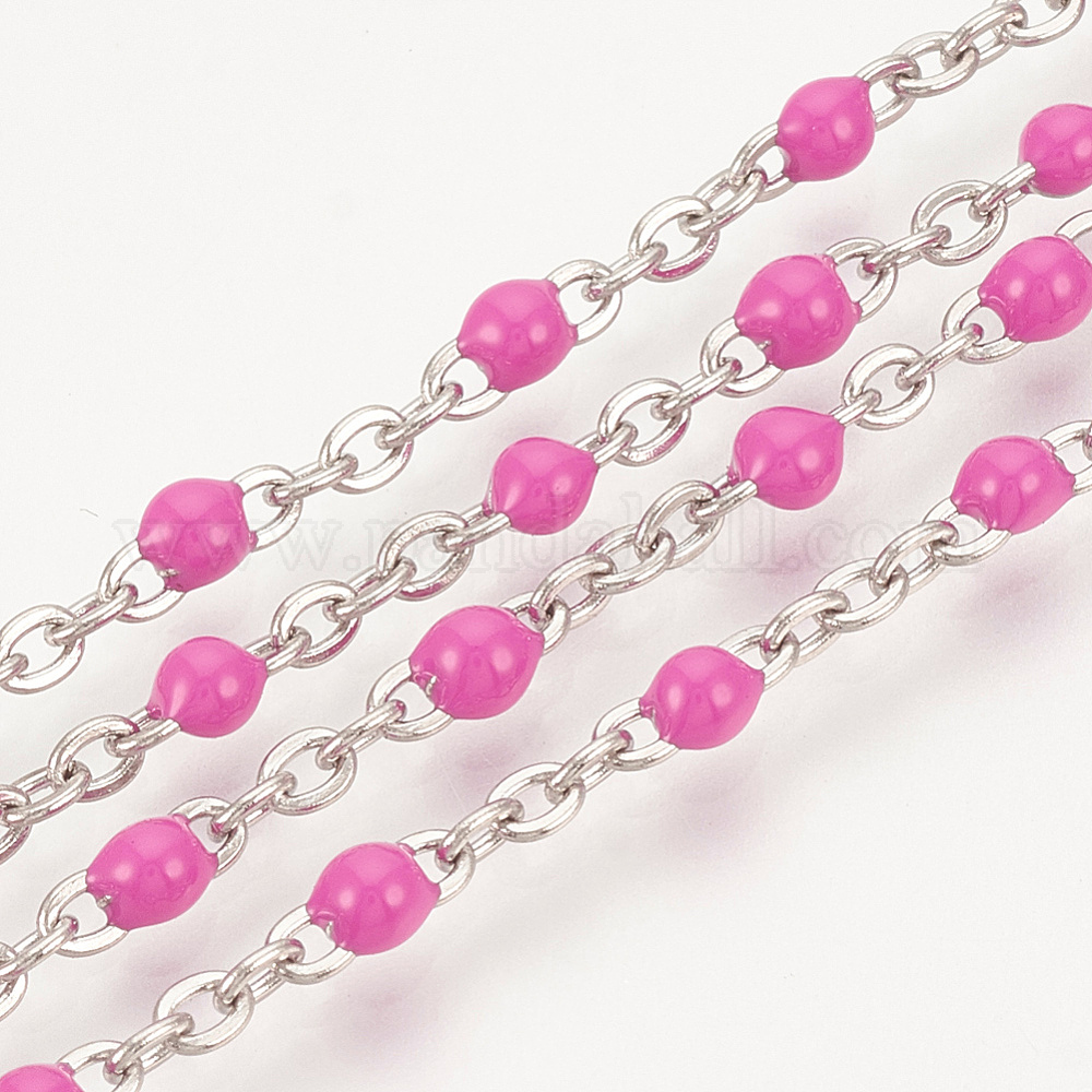 Wholesale 304 Stainless Steel Enamel Chains - Pandahall.com