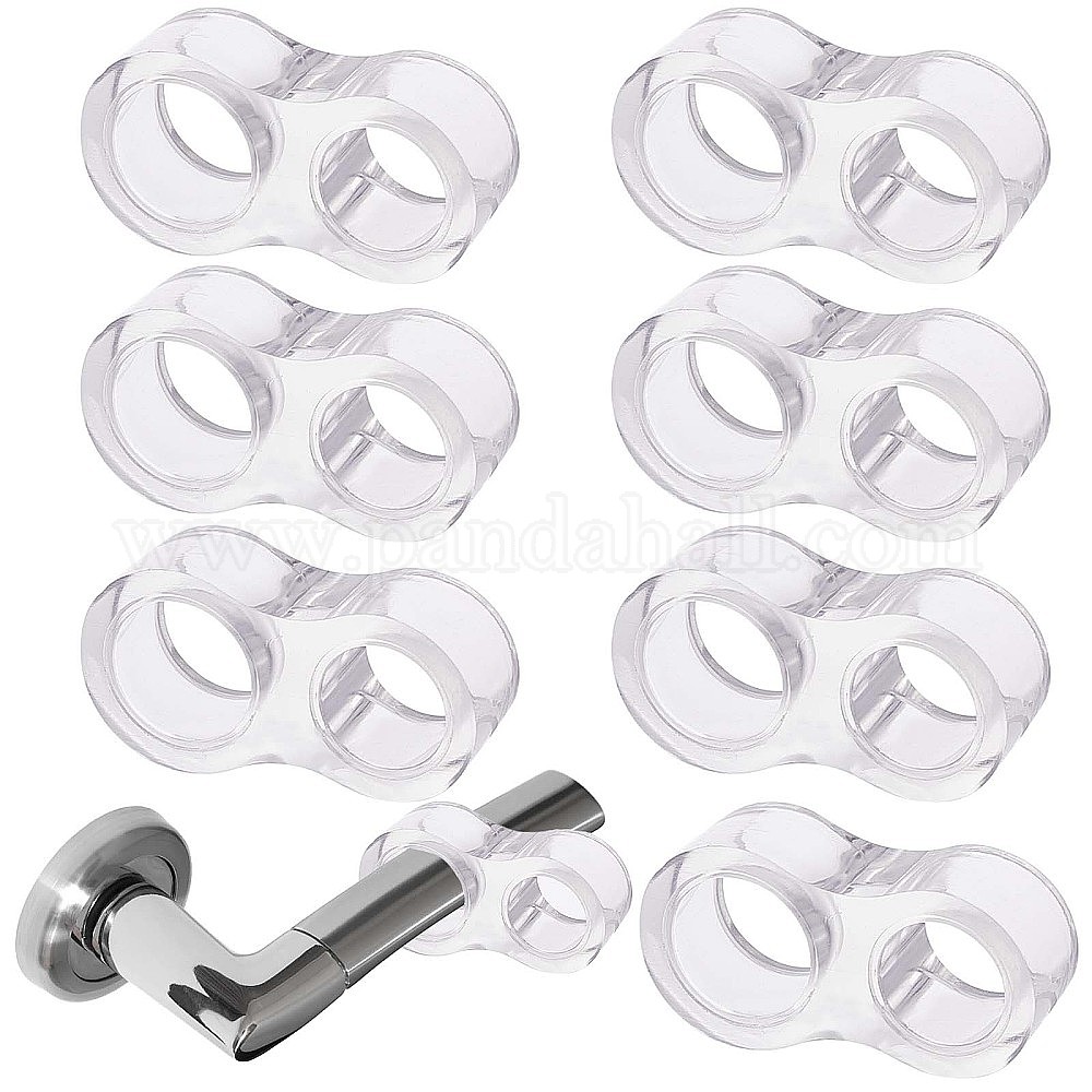 Wholesale Gorgecraft PVC Plastic Door Handle Door Stopper - Pandahall.com