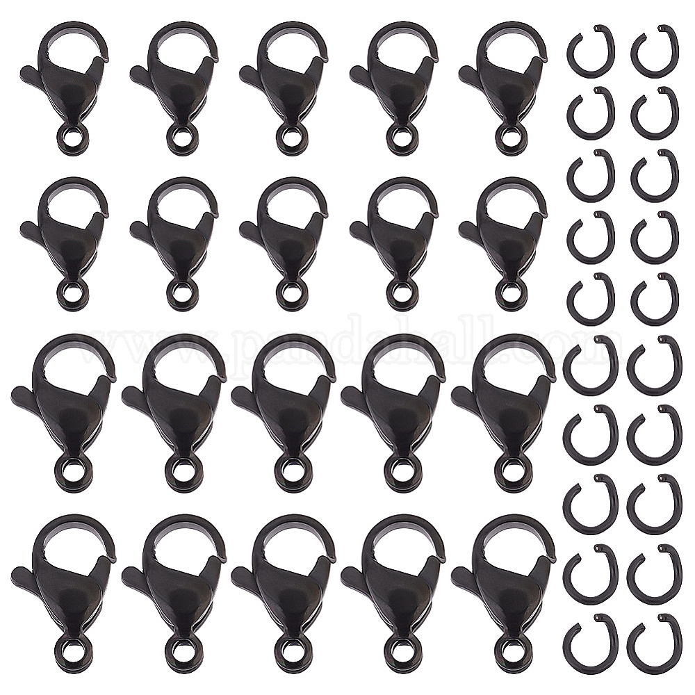 Grosshandel Karabinerverschlüsse aus Edelstahl 304 - De.PandaHall.com