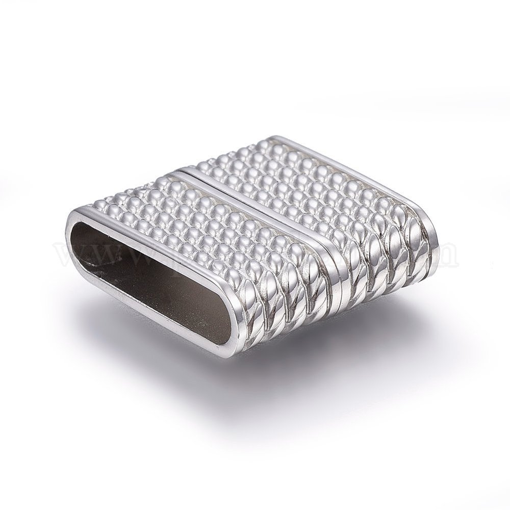 Wholesale 304 Stainless Steel Magnetic Clasps with Glue-in Ends ...