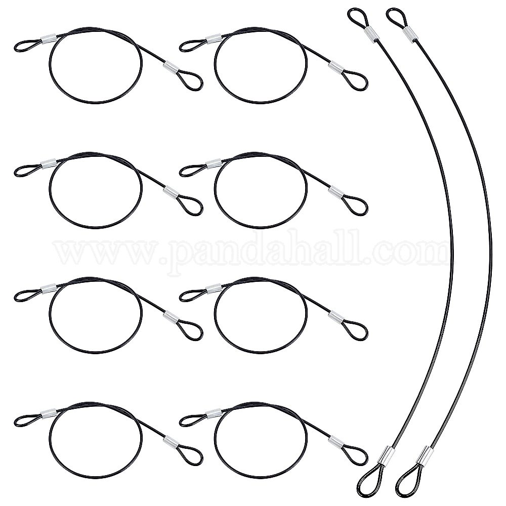 Shop AHANDMAKER 10 Pcs 50.5cm Stainless Steel Wire Rope Lanyard Cable ...