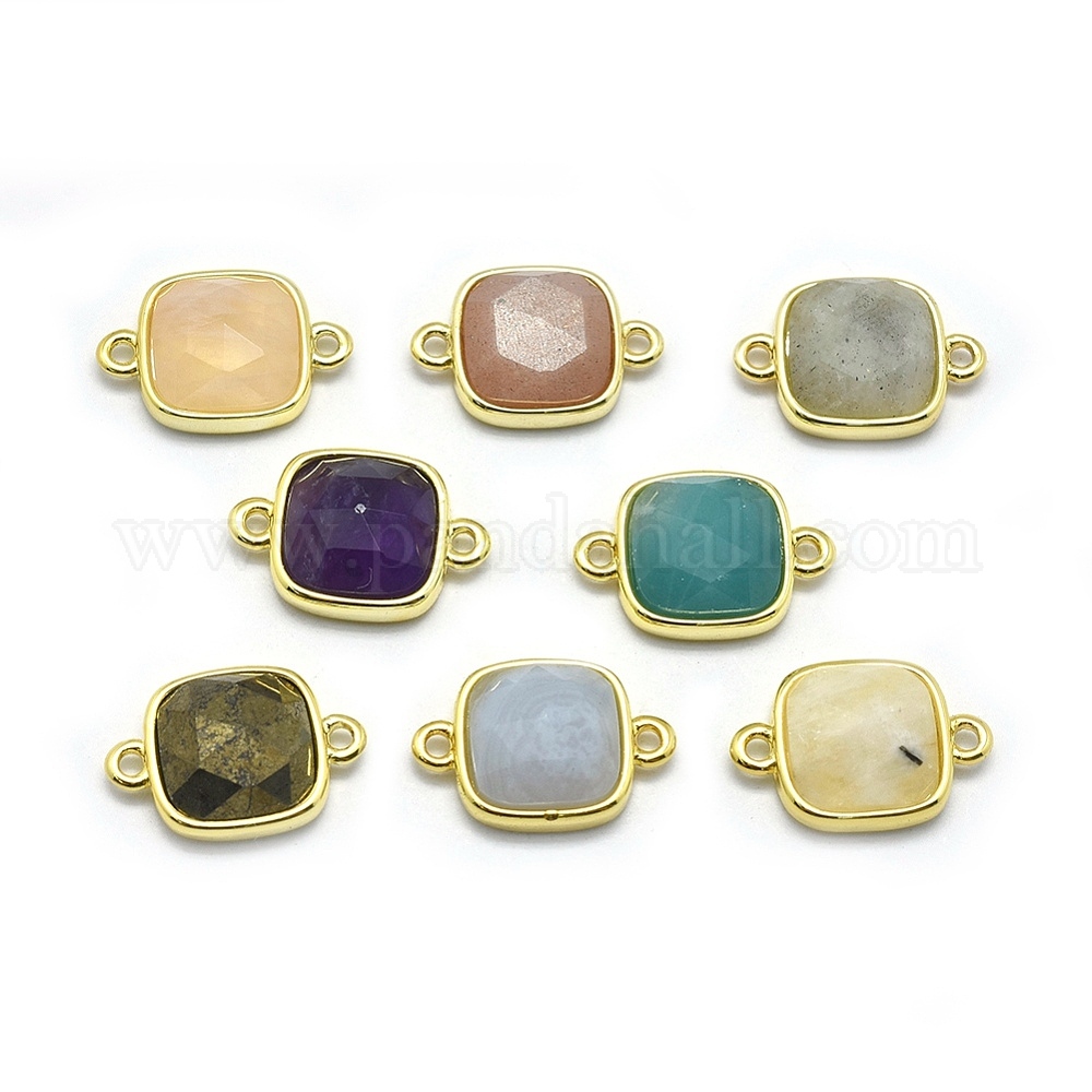 Wholesale Natural Mixed Stone Links connectors - Pandahall.com
