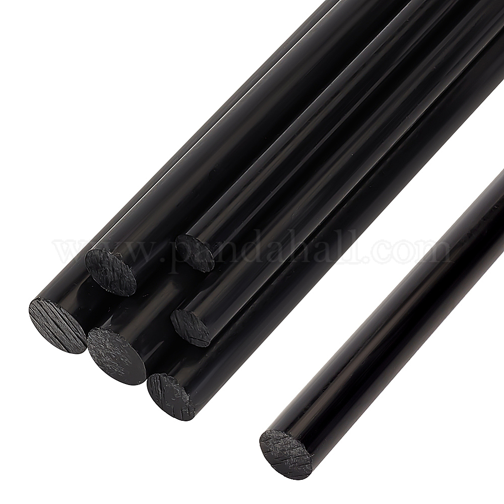 Wholesale BENECREAT 6Pcs 12 Inch Length Black Acetal Copolymer Rod ...