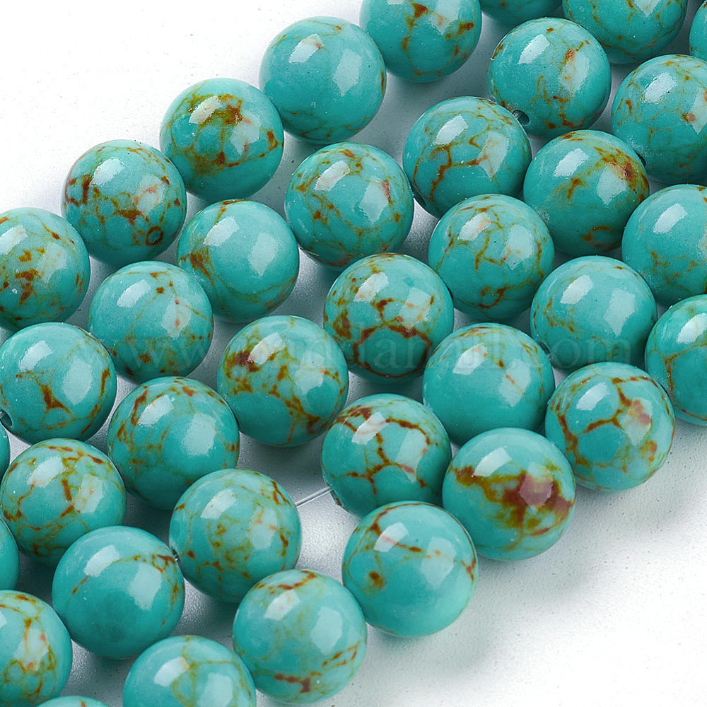 Wholesale Synthetic Turquoise Beads Strands - Pandahall.com