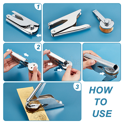 Wholesale PandaHall Elite 1 Box Stainless Steel Embosser - Pandahall.com