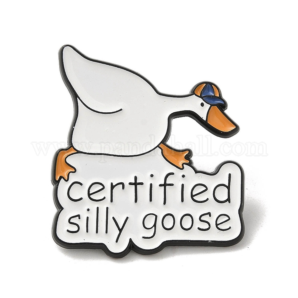 Wholesale Cartoon Goose Theme Enamel Pin - Pandahall.com