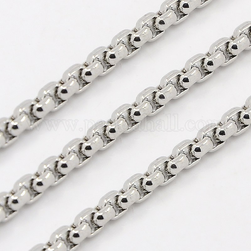 Wholesale 304 Stainless Steel Box Chains - Pandahall.com