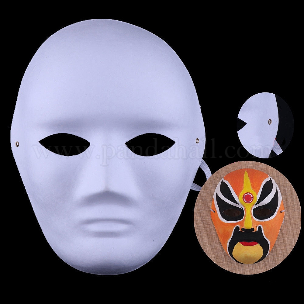 Wholesale DIY Unpainted Masquerade Mask - Pandahall.com