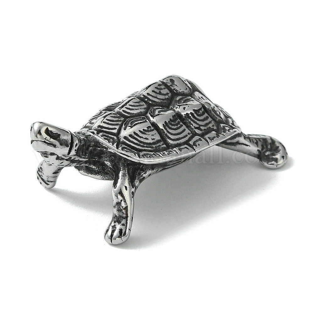 Wholesale Retro 304 Stainless Steel Tortoise Figurines - Pandahall.com