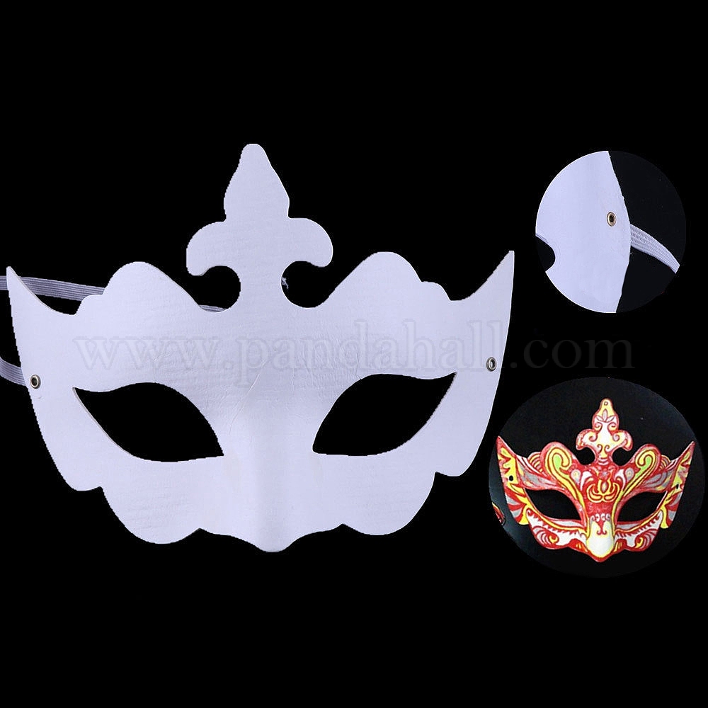 Wholesale DIY Unpainted Masquerade Mask - Pandahall.com