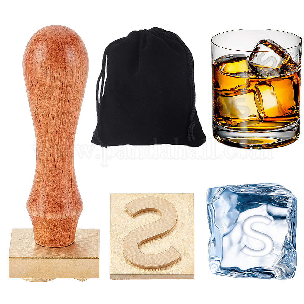 Wholesale OLYCRAFT Ice Stamp 1.2" Ice Cube Stamp Letter S Ice Stamp ...