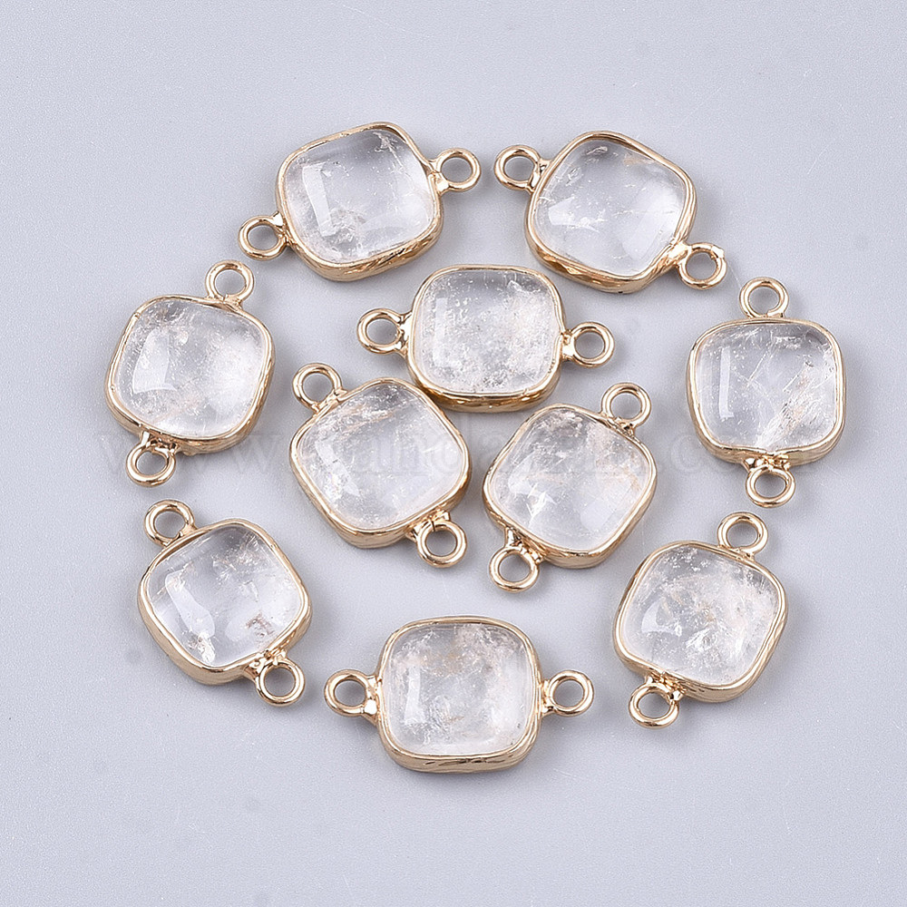 Wholesale Natural Quartz Crystal Links Connectors - Pandahall.com