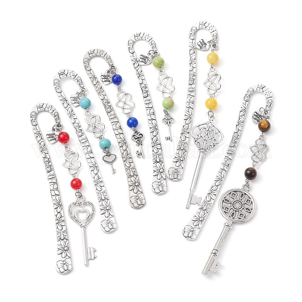 Wholesale Mother's Day Key & Infinity Love Heart Pendant Bookmark with ...