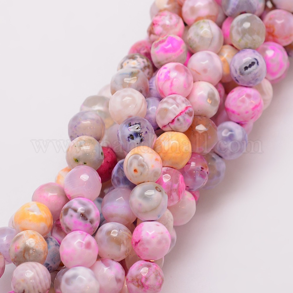 Wholesale Natural Fire Crackle Agate Bead Strands - Pandahall.com