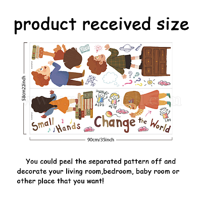 Wholesale SUPERDANT Small Hands Change The World Colorful Inspirational ...