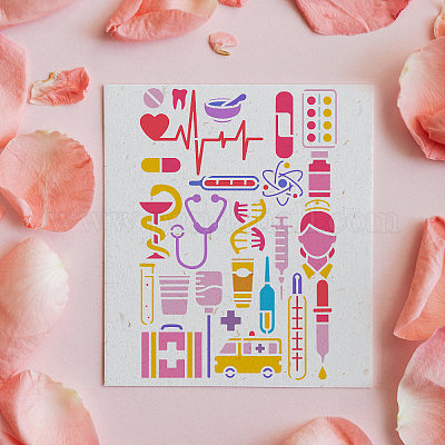 Wholesale FINGERINSPIRE Medical Symbols Stencils 29.7x21cm ...