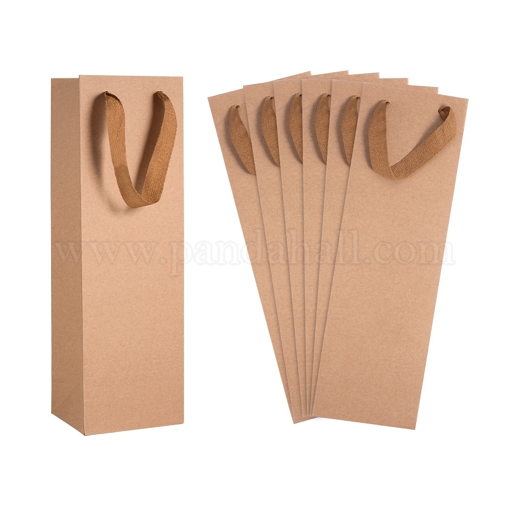 Wholesale Kraft Paper Bags Liquor Bags - Pandahall.com