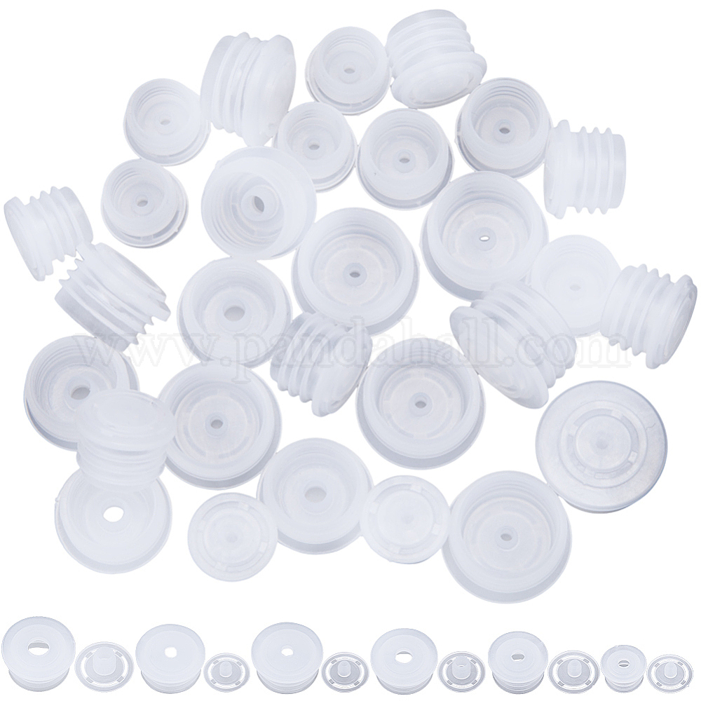 Wholesale GORGECRAFT 120PCS 6 Sizes 11/12/13/16/17mm Plastic Salt and ...