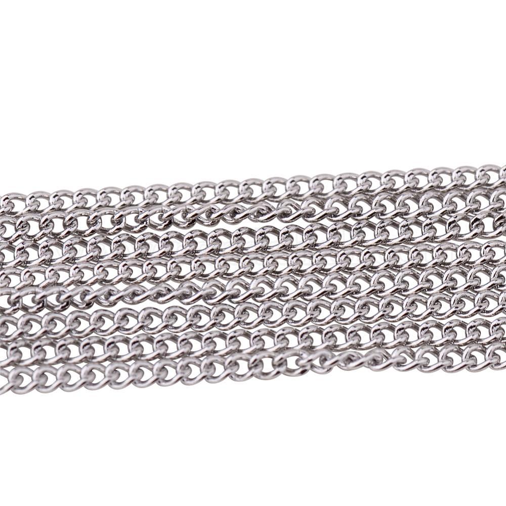 Wholesale PandaHall Elite 304 Stainless Steel Curb Chains - Pandahall.com