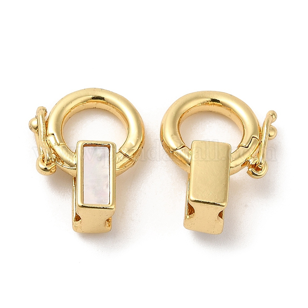 Wholesale Rack Plating Brass Twister Clasps - Pandahall.com