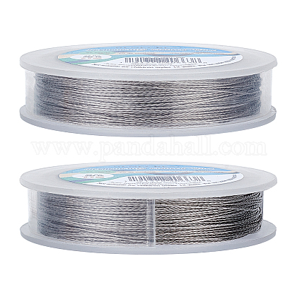 Shop BENECREAT 0.6mm 3 Strands Twist Stainless Steel Wire 25m/27 Yard ...