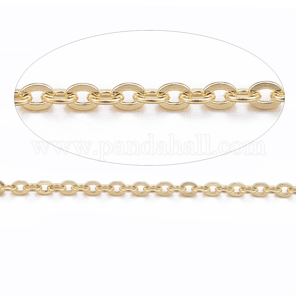 Wholesale Ion Plating(IP) 304 Stainless Steel Cable Chains - Pandahall.com