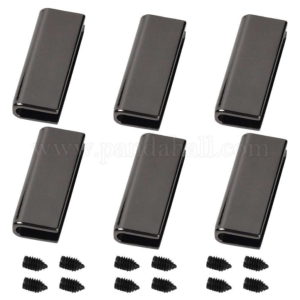 Wholesale GORGECRAFT 6 Sets Belt Tip with Screw Belt Buckle End Tip 1 ...
