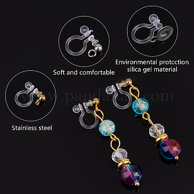 Wholesale Unicraftale 304 Stainless Steel Clip-on Earring Component ...