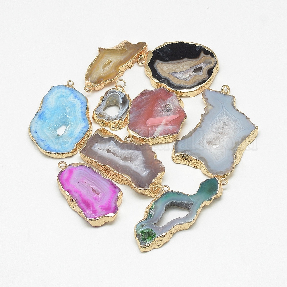 Wholesale Natural Druzy Agate Pendants - Pandahall.com