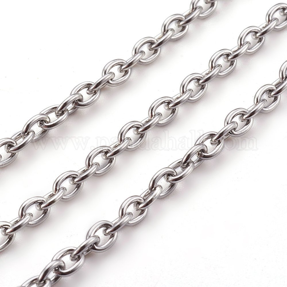 Wholesale Tarnish Resistant 304 Stainless Steel Cable Chains ...