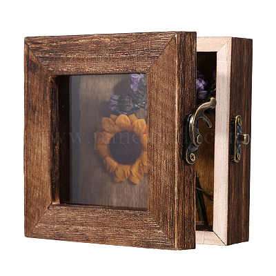 Wholesale CHGCRAFT Shadow Box 3D Picture Frame Wood Display Case with ...