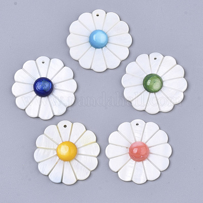 Wholesale Plants Shell Pendants For Jewelry Making- Pandahall.com