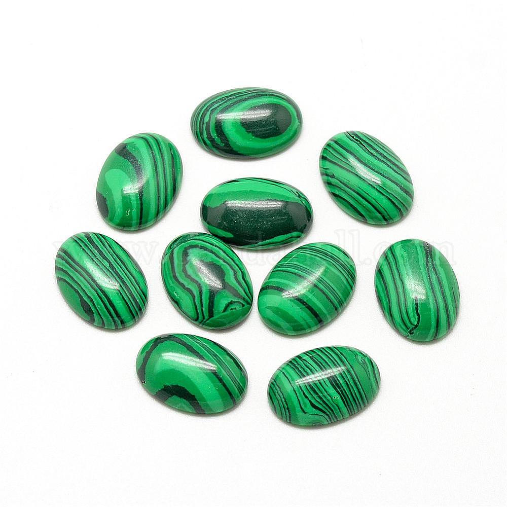 Wholesale Synthetic Malachite Cabochons - Pandahall.com