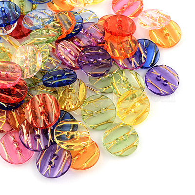 Wholesale Transparent Acrylic Buttons - Pandahall.com
