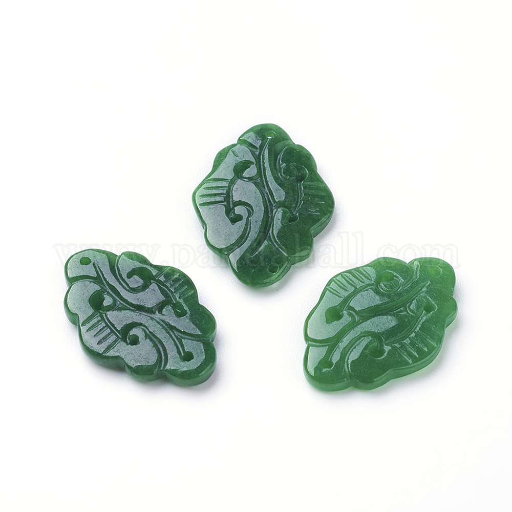 Wholesale Natural Myanmar Jade/Burmese Jade Links connectors ...