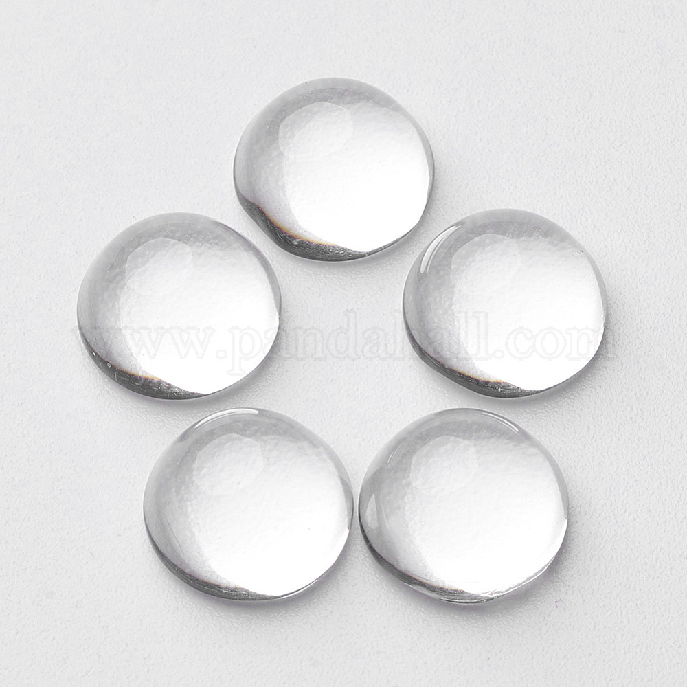 Wholesale Clear Glass Cabochons - Pandahall.com