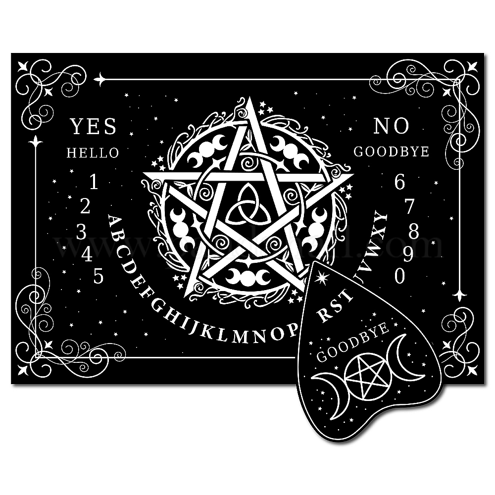 Wholesale Creatcabin Pentagram Pendulum Board Wooden Talking Boards
