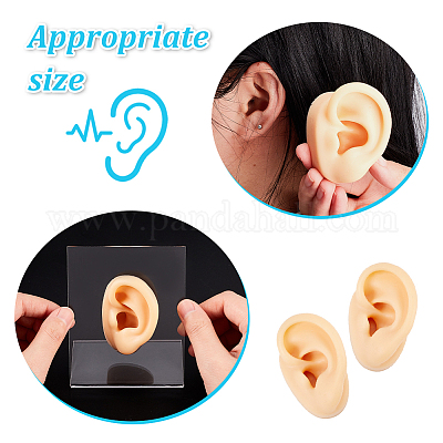 Wholesale Soft Silicone Left Ear Displays Mould - Pandahall.com