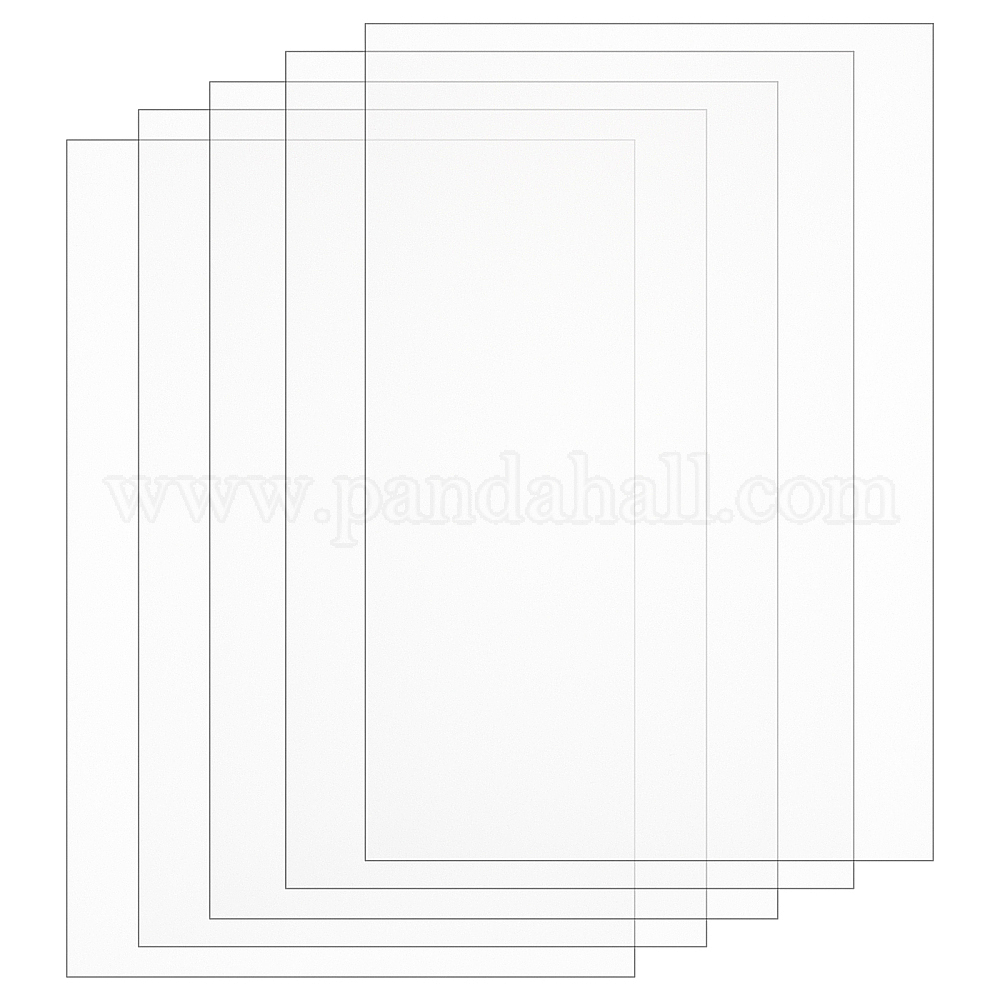 Wholesale BENECREAT 8 Sheets A4 Clear PVC Flexible Plastic Board Sheet ...