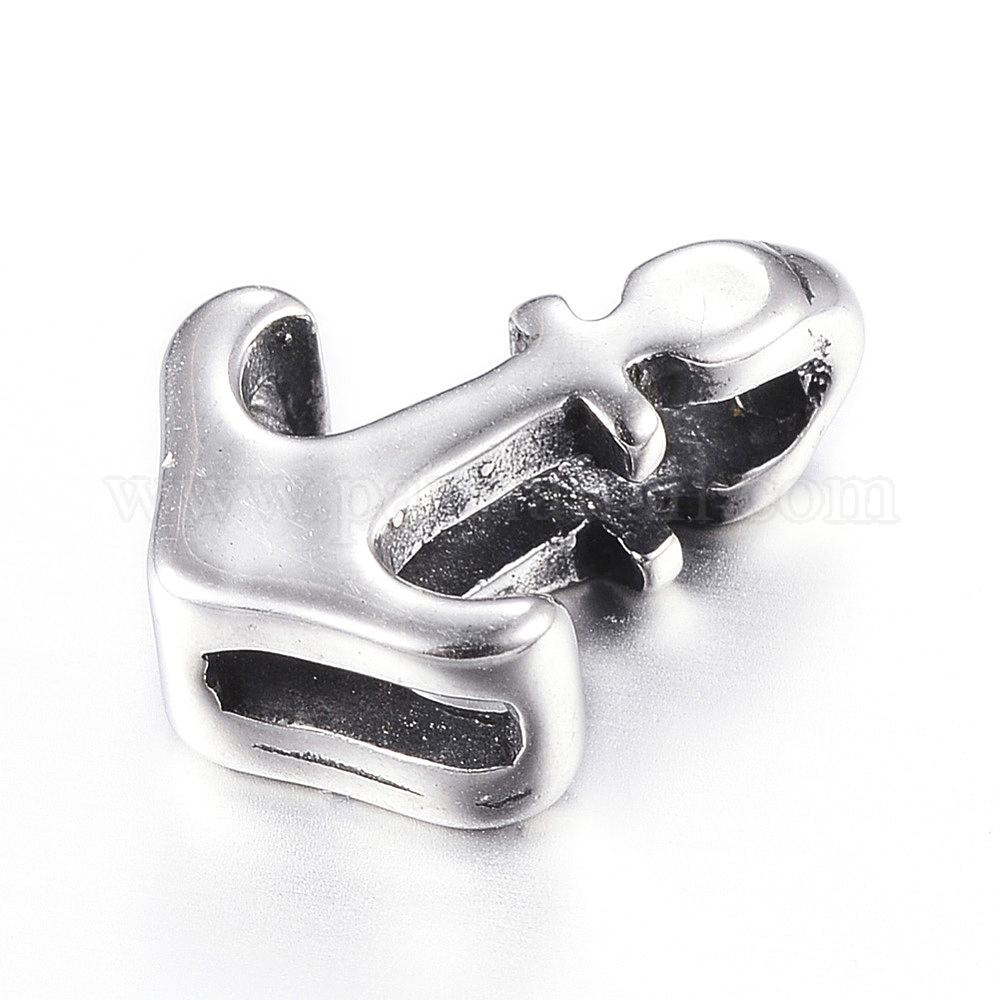 Wholesale 316 Surgical Stainless Steel Slide Charms - Pandahall.com