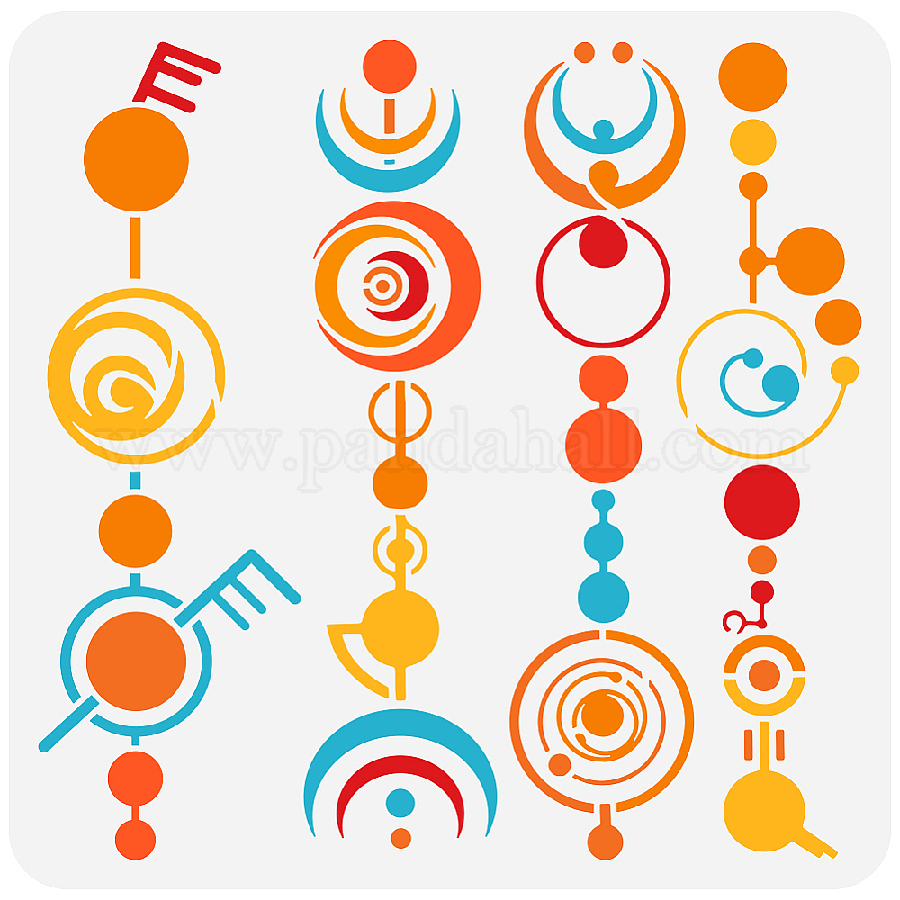 Wholesale FINGERINSPIRE Crop Circle Pictograms Stencil for Painting 11 ...