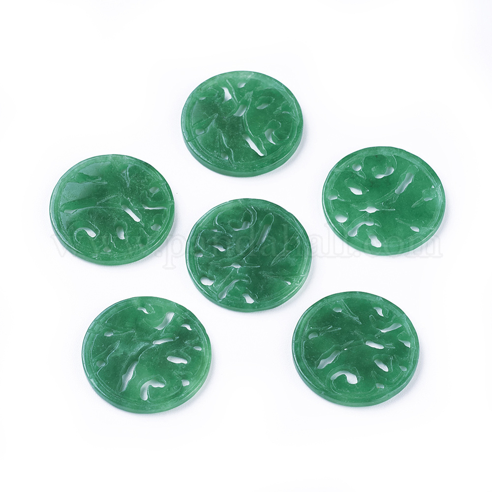 Wholesale Carved Natural Myanmar Jade/Burmese Jade Pendants - Pandahall.com