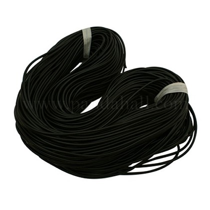 Wholesale 4mm Round Black Synthetic Rubber Cord - Pandahall.com