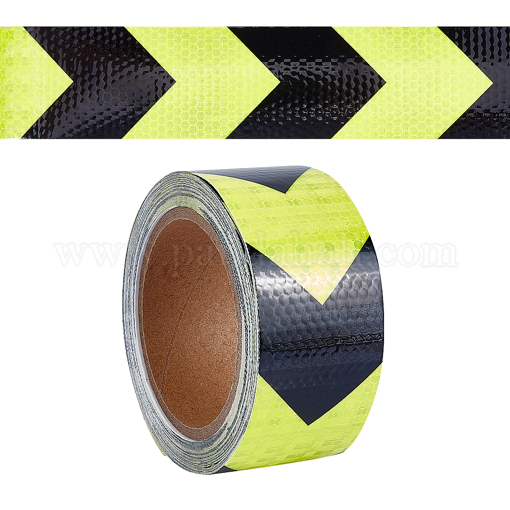 Wholesale GORGECRAFT 2" X 33ft Reflective Hazard Warning Tape Yellow ...