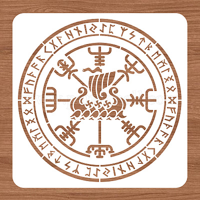 Wholesale BENECREAT Viking Symbols Stencils - Pandahall.com